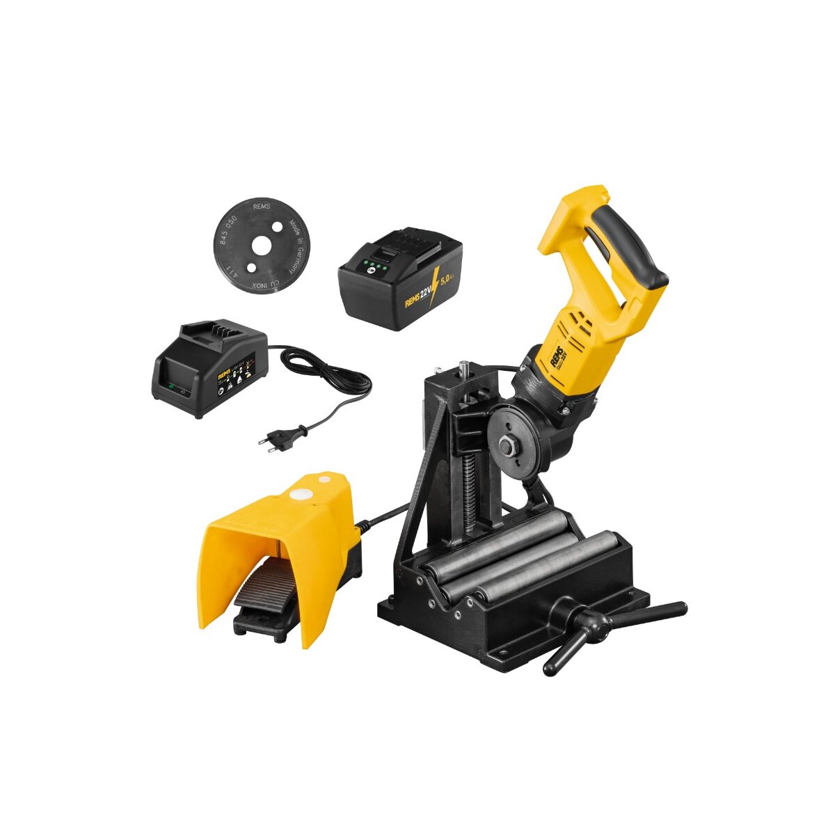 REMS Cento 22V Basic Akku - Rohrtrennmaschine inkl. Schneidrad, 1.788,00